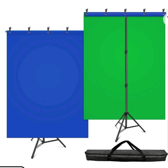 Other | Hemmotop Blue Green Screen Backdrop Kit 2in1 7x5fthxw 7x5 Ft ...